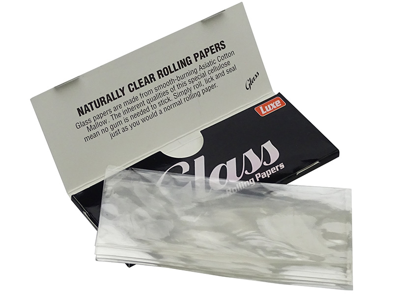 Wholesale Luxe GLASS Cellulose Papers King Size 24 booklets each 40 l