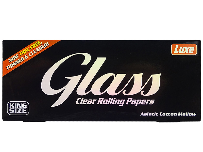Großhandel Luxe GLASS Cellulose Papers King Size 24 Hefte je 40 Blatt