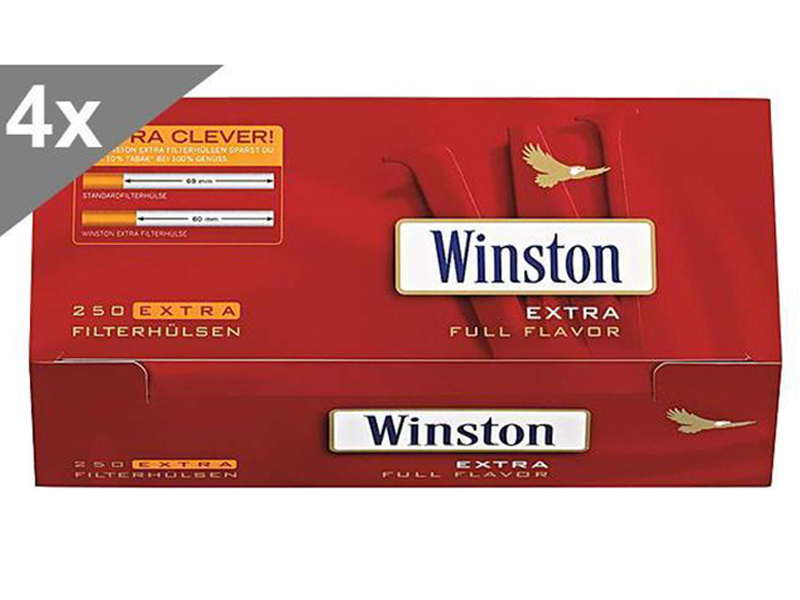 Wholesale Winston Extra, 250 cigarette tubes, 4p package