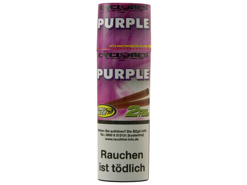 Cyclones Blunts PURPLE (Traube), 12x 2er Display