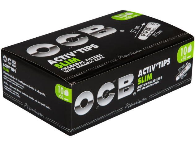 Großhandel OCB Activ Tips Slim Aktivkohle-Filter 7mm, 50 Stück