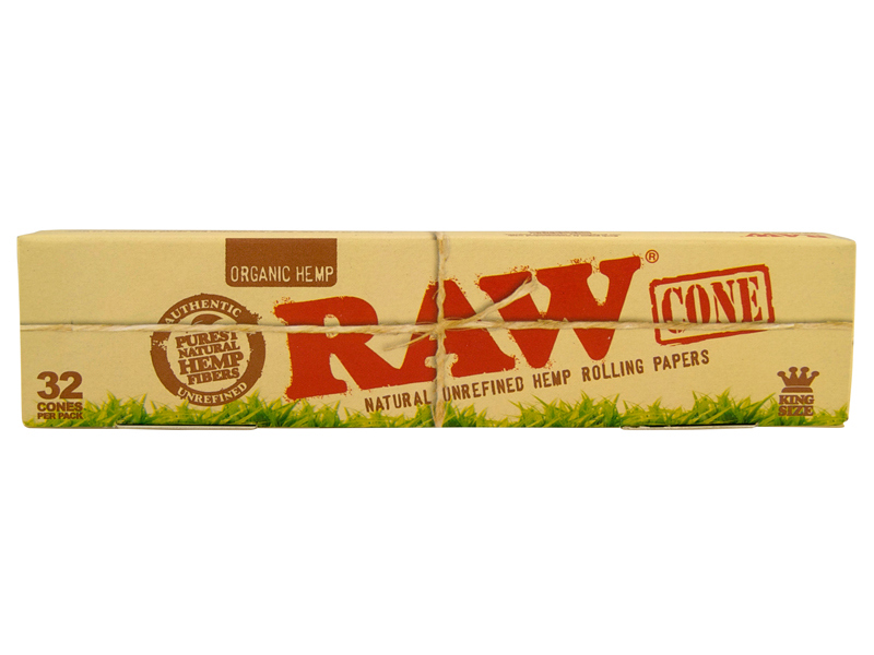 Großhandel RAW Cones Organic King Size 109mm pre-rolled, 32er Packung