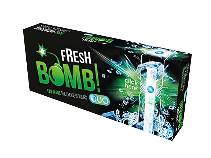 Fresh Bomb Artic, 5er Gebinde zu je 100 Hülsen