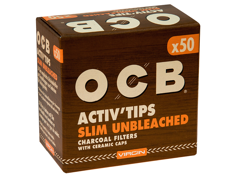 Großhandel OCB Activ Tips Slim Aktivkohle-Filter 7mm, 50 Stück