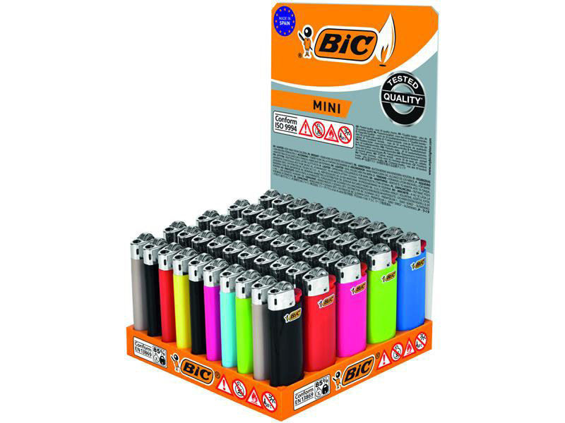 Großhandel BIC Mini J25 Reibrad Feuerzeuge, 50er Display
