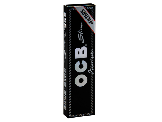 Großhandel OCB Schwarz Slim + Filter Tips 32 Hefte je 32 Blatt