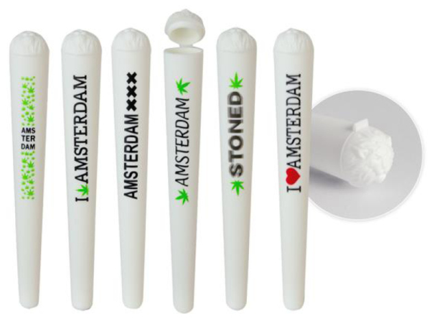 Joint Tube Hüllen "Amsterdam" Weiß - 36er Display