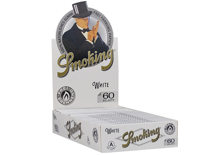 Großhandel Smoking Regular White 25 Hefte je 60 Blatt
