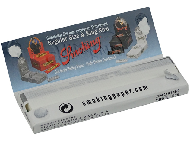 Großhandel Smoking Regular White 25 Hefte je 60 Blatt