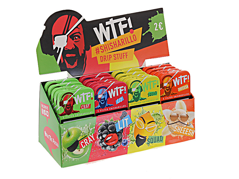 WTF Shisharillo 4 Sorten Probier Set - 20er Display
