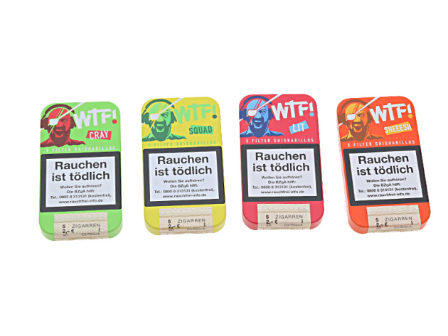 WTF Shisharillo 4 Sorten Probier Set - 20er Display