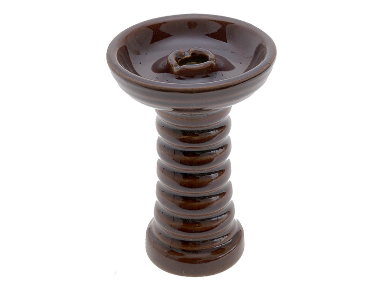 Shisha Kopf Keramik "Coffee" , braun; Höhe ca. 11 c,. Ø ca. 7,6 cm
