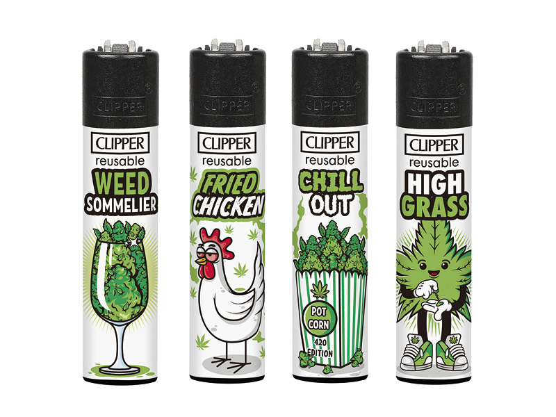 Clipper Large WEED SLOGAN 10, 48er Display