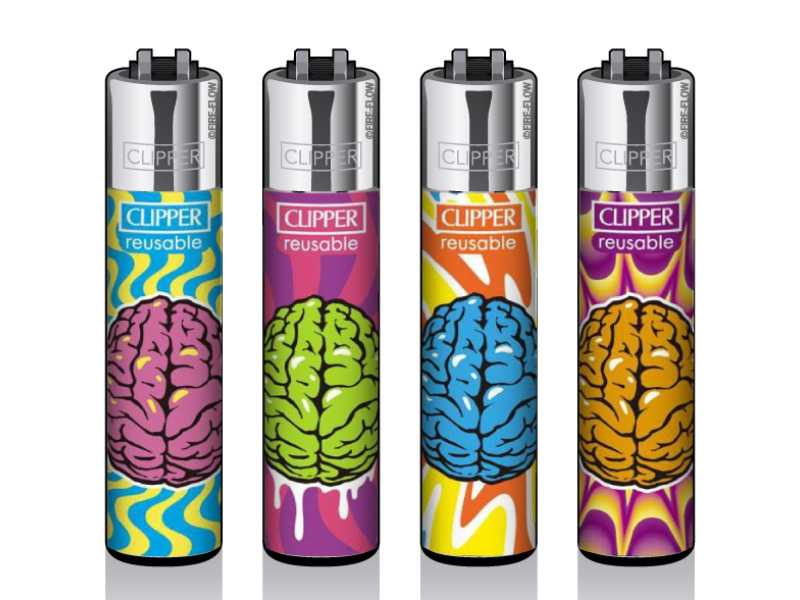 Clipper Large BRAIN DAMAGE, 48er Display