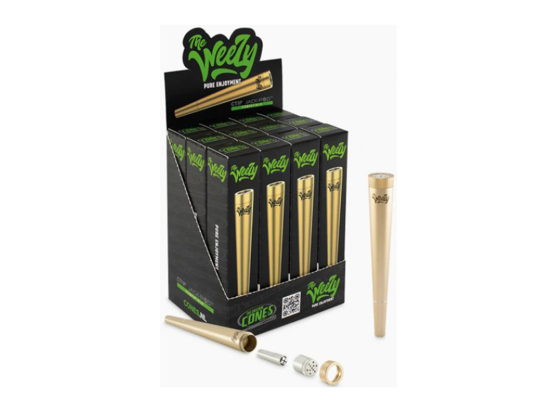 Weezy Aluminium Pfeife mit CTIP Aktivkohlefilter und Jack-Pod Kapsel,