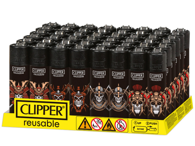 Clipper Large SKULLS 22, 48er Display