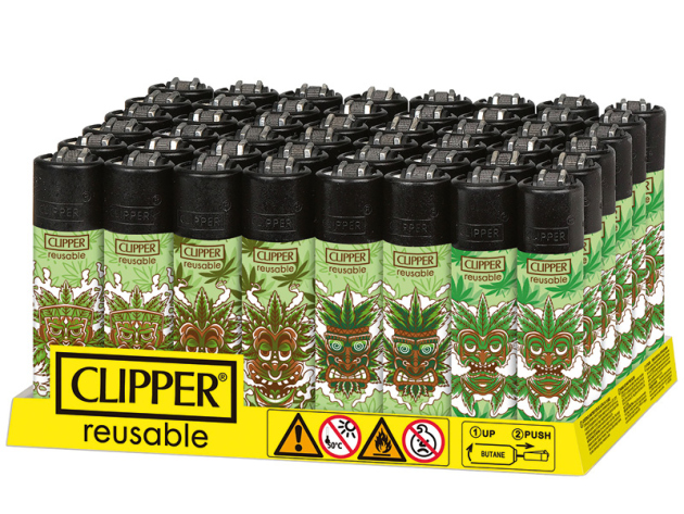 Clipper Large TIKI MASK, 48er Display