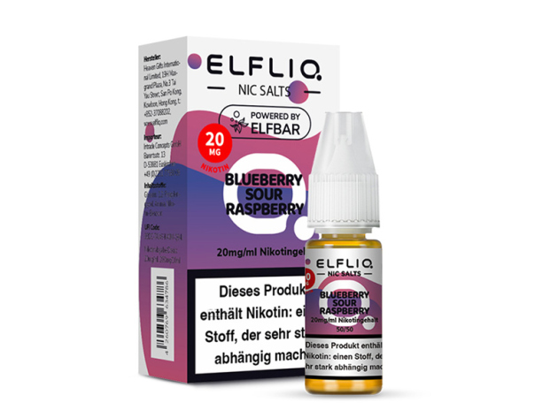 ELFBAR Elfliq - Blueberry Sour Raspberry (Blaubeere, saure Himbeere)