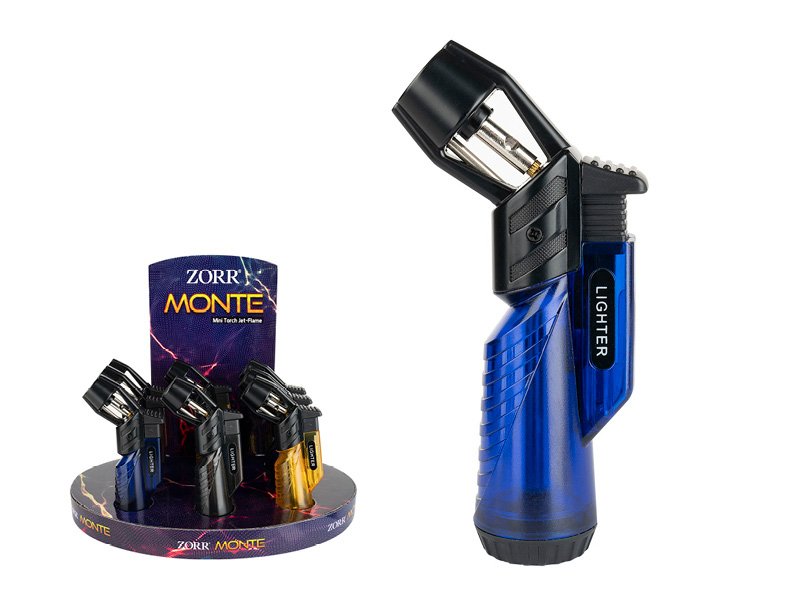 Sturmfeuerzeuge "Monte" von Zorr, Jet Flame, 8er Display