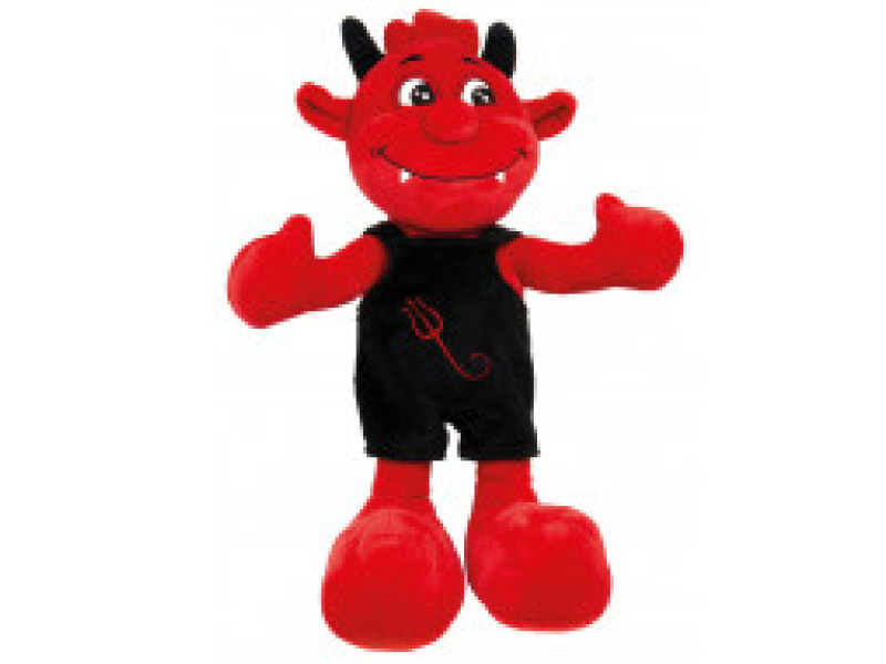 Plüsch Teufel, 25/40cm, 2-fach, einzeln