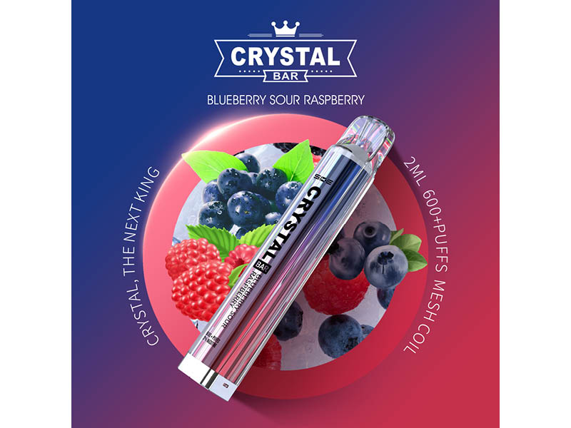 Crystal Bar - Blueberry Sour Raspberry (Blaubeere, Saure Himbeere)