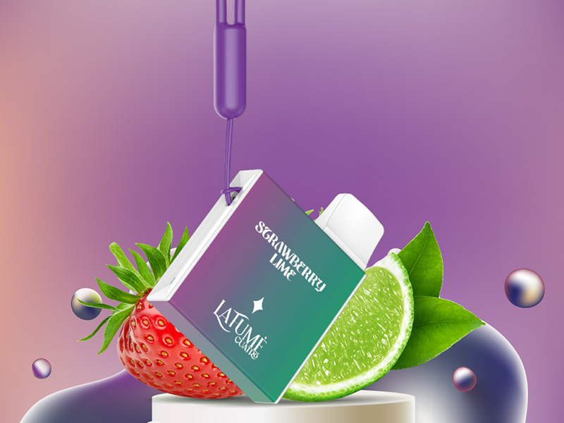 Lafume Cuatro - Strawberry Lime (Erdbeere, Limette) - E-Shisha - 20mg