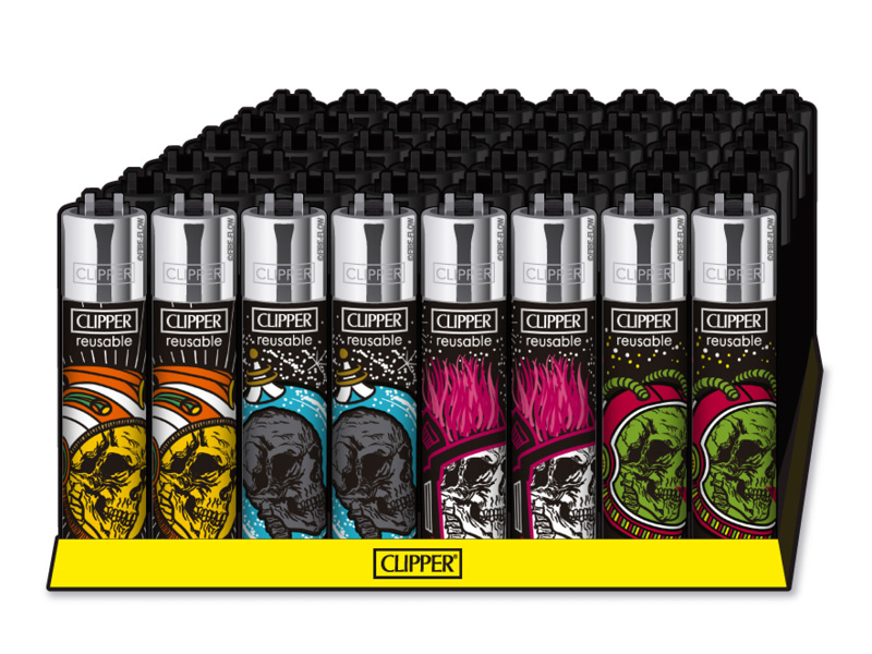 Clipper Large ASTRO SKULL #2, 48er Display