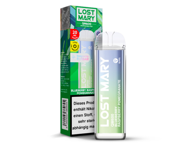 Lost Mary QM600 - Blueberry Raspberry Pomegranate (Blaubeeren, Himbee