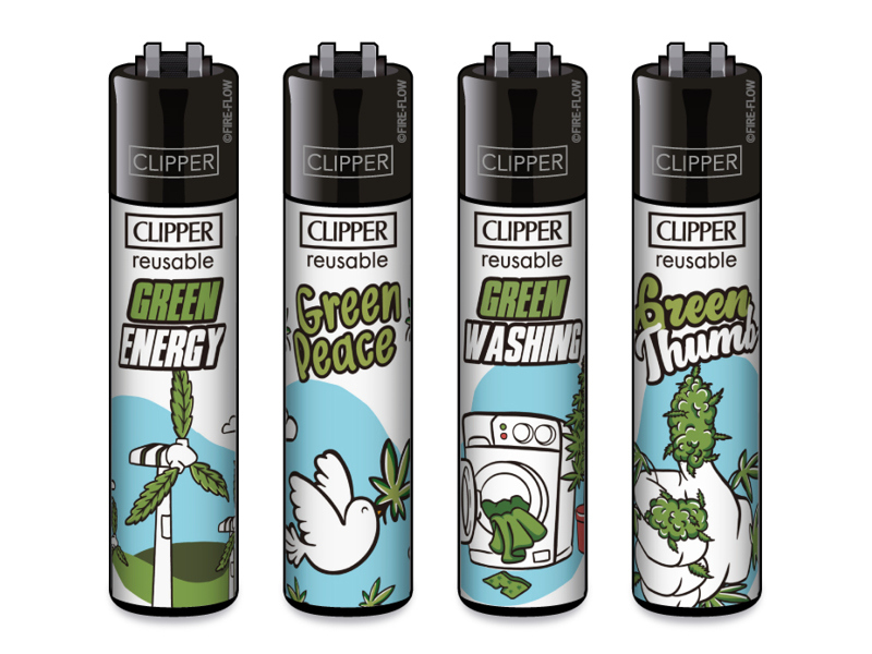 Clipper Large GREEN, 48er Display