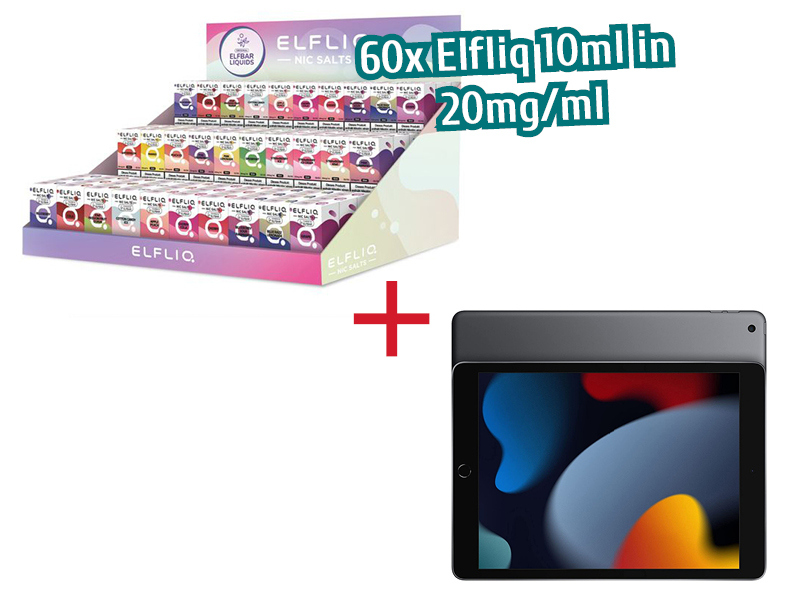 AKTION Elfbar Elfliq - 60x á 10ml versch. Sorten 20mg/ml & Display