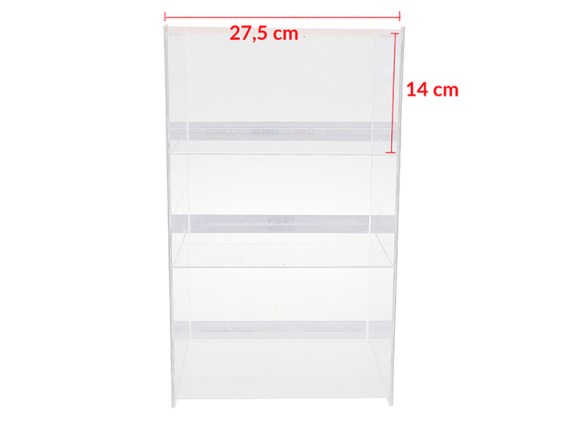 Verkaufsdisplay aus Acryl für IVG E-Shishas; 3-stöckig
