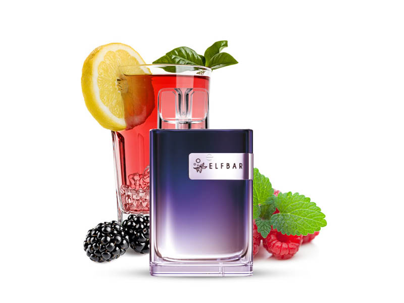 ELFBAR Crystal CR 600 - "Blackberry Raspberry Lemonade" (Brombeere, H