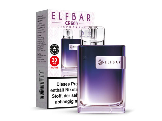 ELFBAR Crystal CR600 mit Nikotin