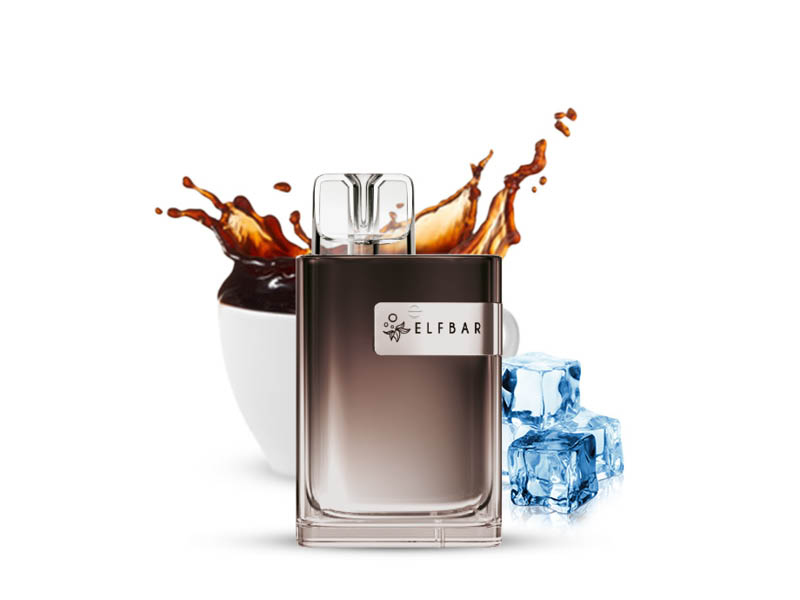 ELFBAR Crystal CR 600 - "Classic Ice Coffee" (Kaffee, Vanilieneis)