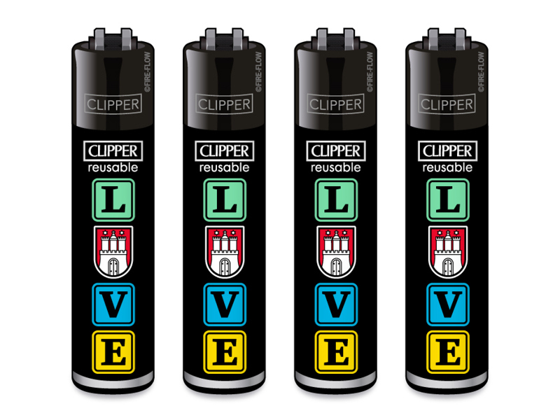 Clipper Large HAMBURG LOVE, 48er Display