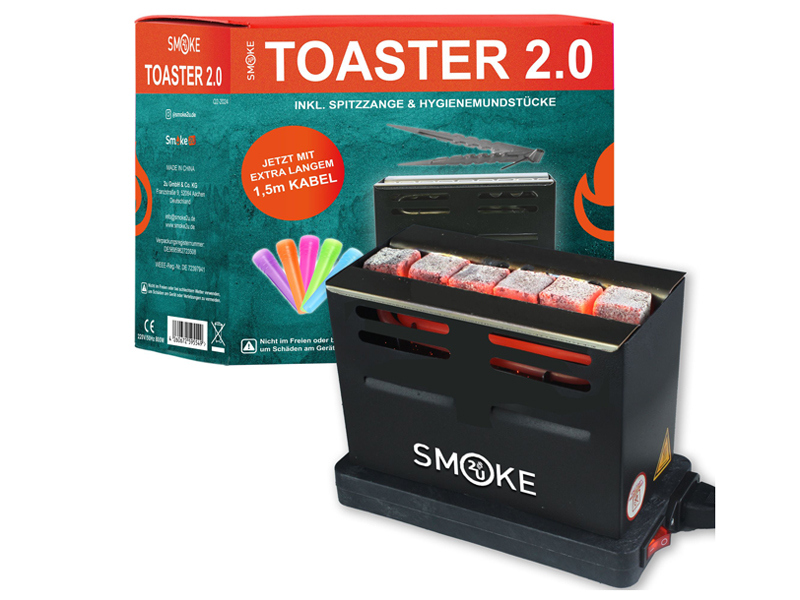 Kohleanzünder - Toaster 2.0; 800 Watt
