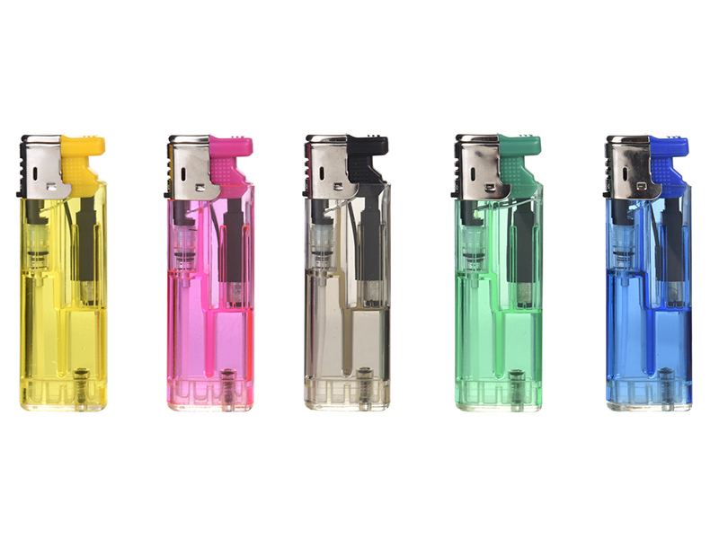 Sturmfeuerzeug "Clear Color", Turbo Flame; 5-fach sortiert; 50er Disp