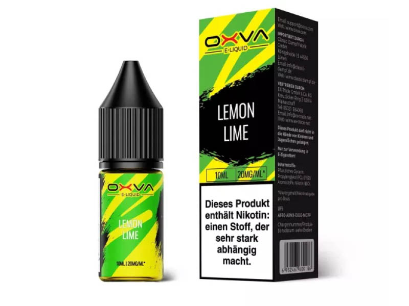 Oxva - Lemon Lime (Zitronen, Limette) - Liquid - 20 mg - 10 ml