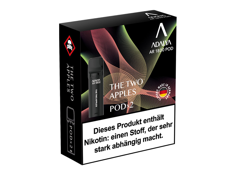 Adalya Alpha Pod - The Two Apples (Apfel und Doppelapfel) - 20mg - 2e