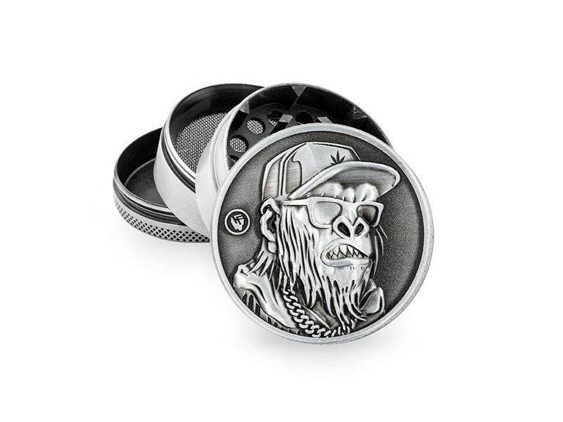 Grinder "Silver 420 Monkey", 4-tlg.: Ø 50 mm