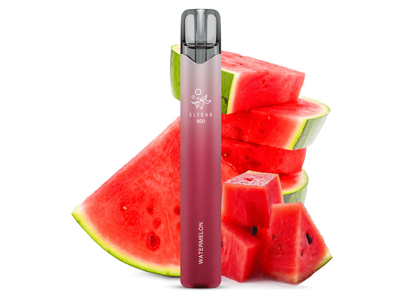 ELFBAR 800 - "Watermelon" (Wassermelone) - E-Shisha - 20 mg - 800 Züg