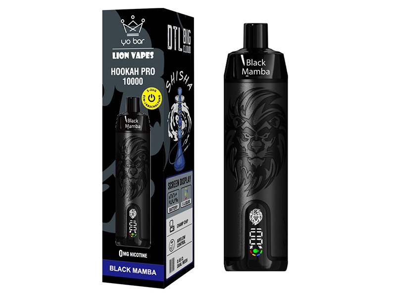 Yo Bar X Lion Vapes "Black Mamba" (Beerenmix) - E-Shisha - 0 mg - 100