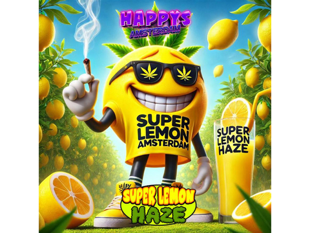 Happy's Amsterdam TAC Vape 1000mg - Super Lemon Haze