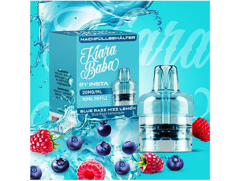 Kiara Baba Pod - Blue Razz Kizz Lemon (Zitrone, Limonade, Himbeere)
