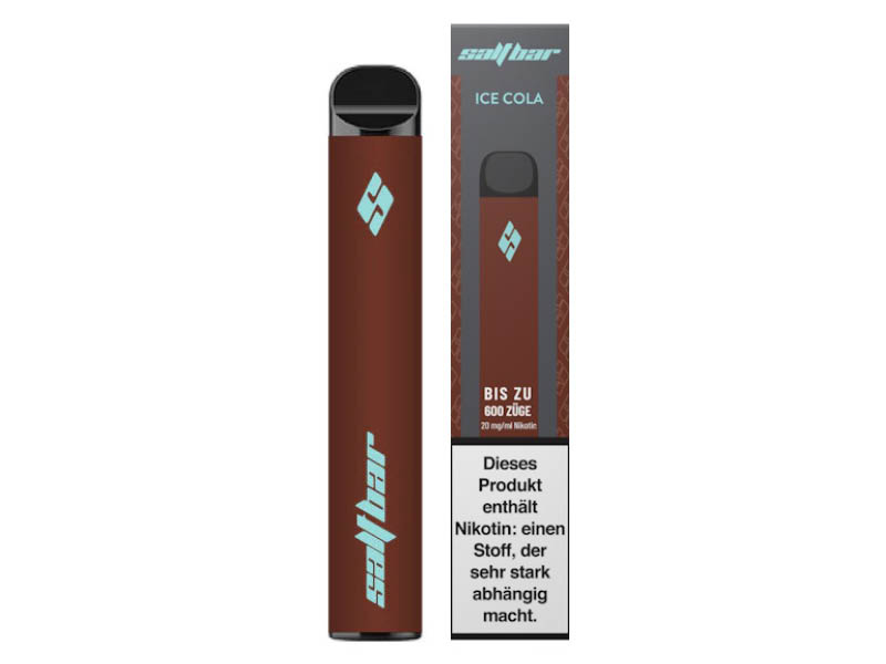 Salt Bar - Ice Cola (Cola, Eis) - Vape - 20mg - 600 Züge