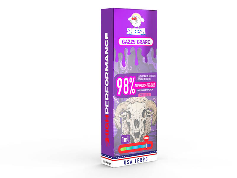 SHEESH Superior Line - Gazzy Grape (saftige Traube) - Blend 98% - 1ml