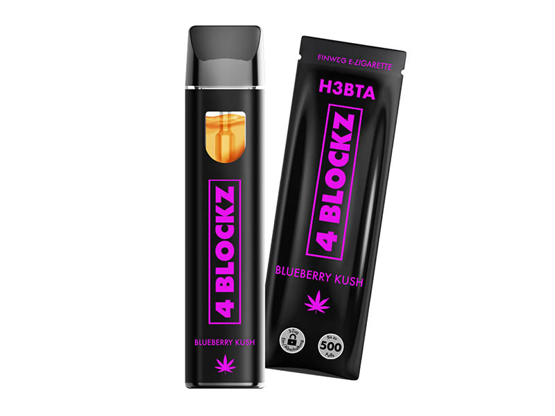 4 Blockz H3BTA - Blueberry Kush - E-Shisha - 1 ml - H3 95 %