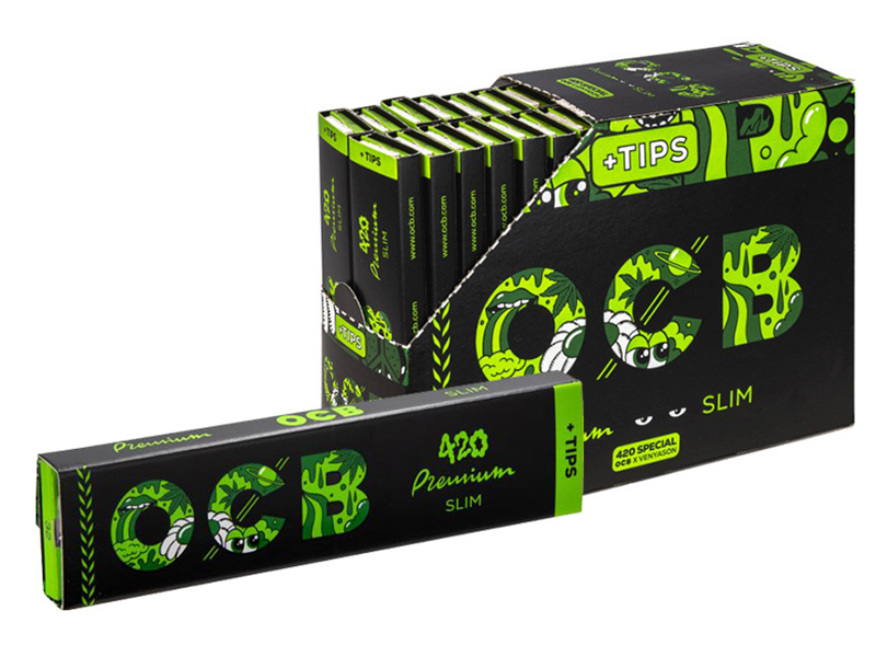 OCB Premium "420 Special Edition" Premium Long Slim Papier + Filterti