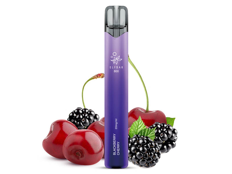 ELFBAR 800 - "Blackberry Cherry" (Brombeere, Kirsche) - 20 mg - 800 Z
