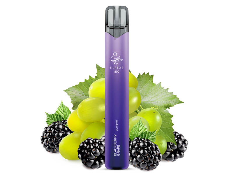 ELFBAR 800 - "Blackberry Grape" (Brombeere, Traube) - 20 mg - 800 Züg